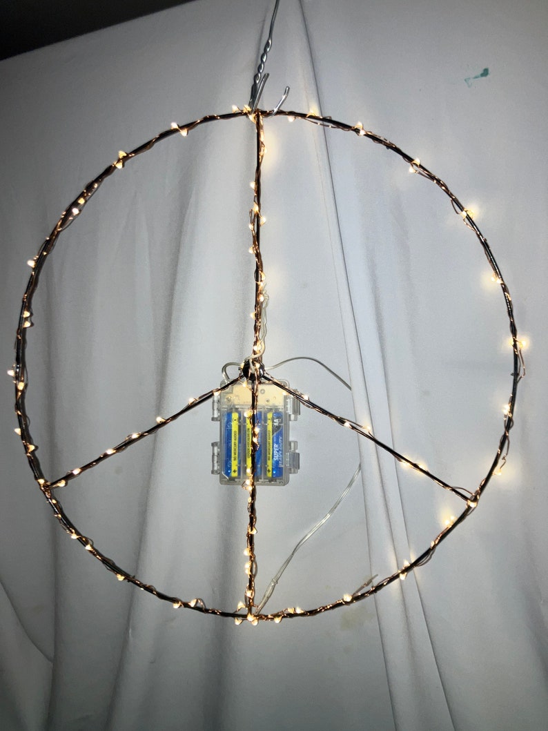 Made to Order Special, Limited, Edition, 15in Lighted PEACE Sign ...