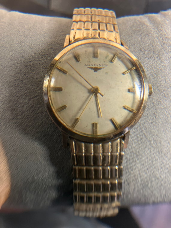 Stunning LONGINES classic men’s gold wrist, watch per… - Gem