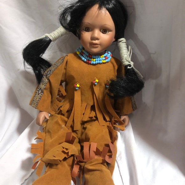 Native American Porcelain Baby Dolls - Etsy
