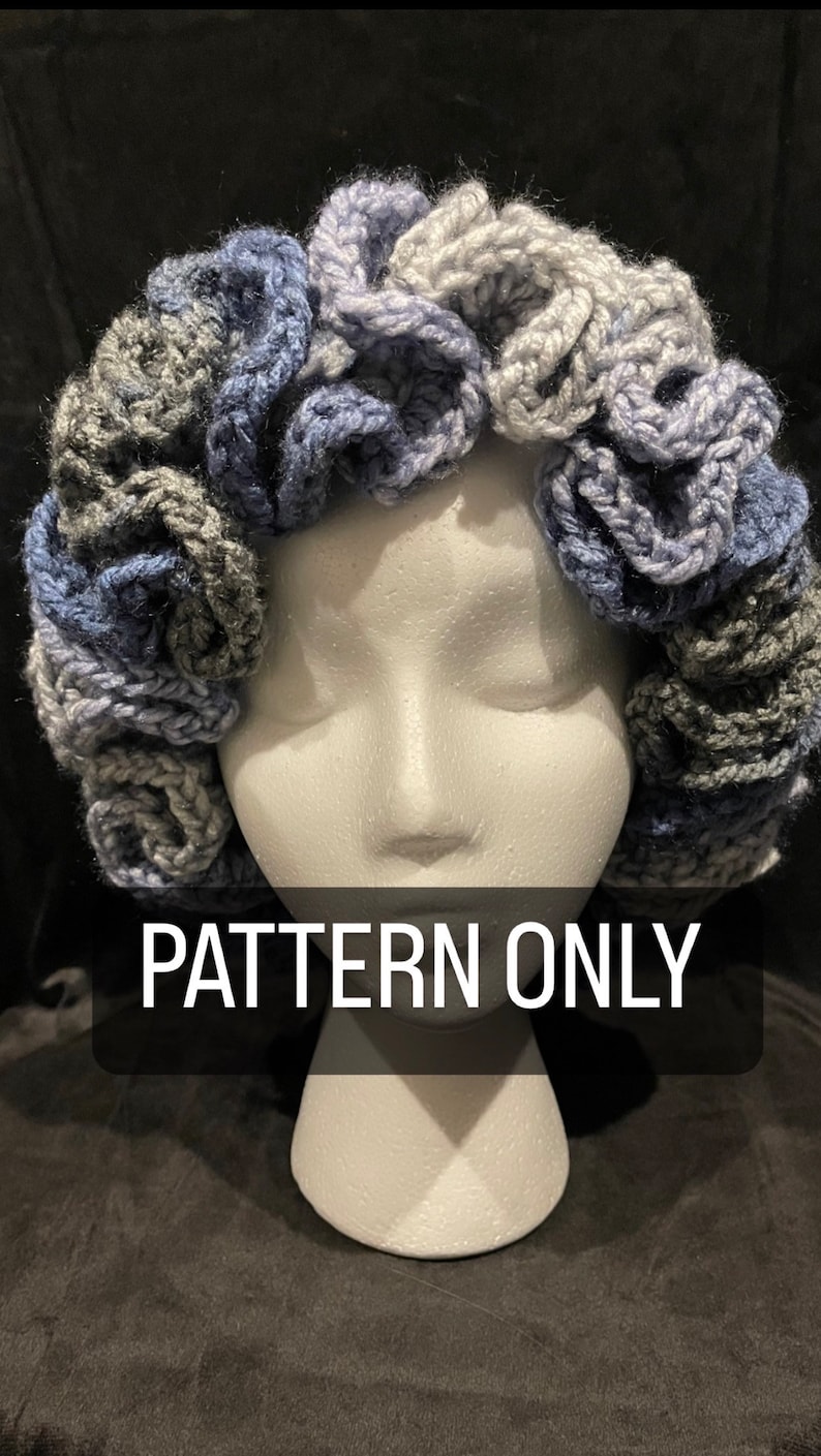 Crochet Ruffle Brim Hat PATTERN (digital Download) - Etsy