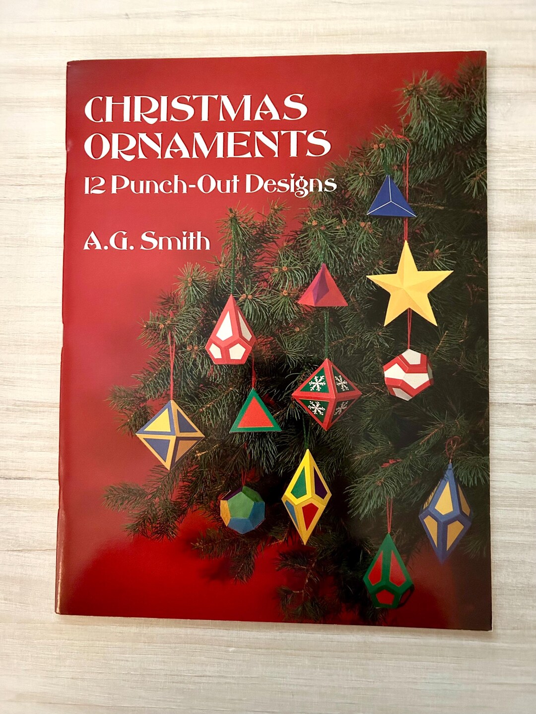 Christmas Ornaments 12 Punch-out Designs | Vintage | Dover Publication ...