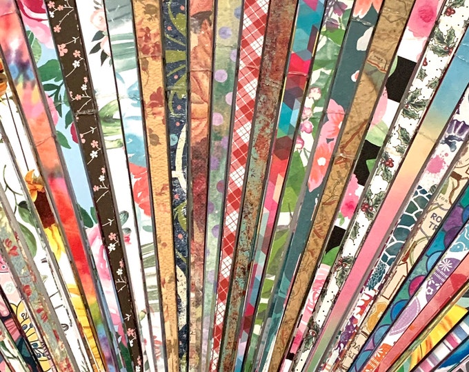 100 Paper Bead Strips Assortment | Paper Beads | Paper Bead Supplies ...