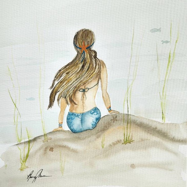 Mermaid Painted Rocks - Etsy