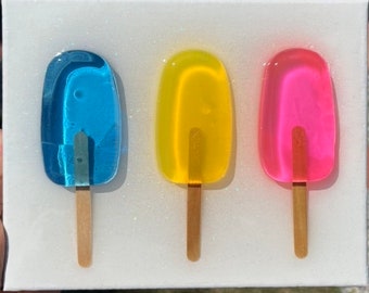 Popsicle Resin Wall Art - Etsy
