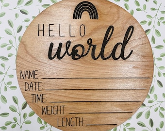 Hello World Rainbow Svg - Etsy