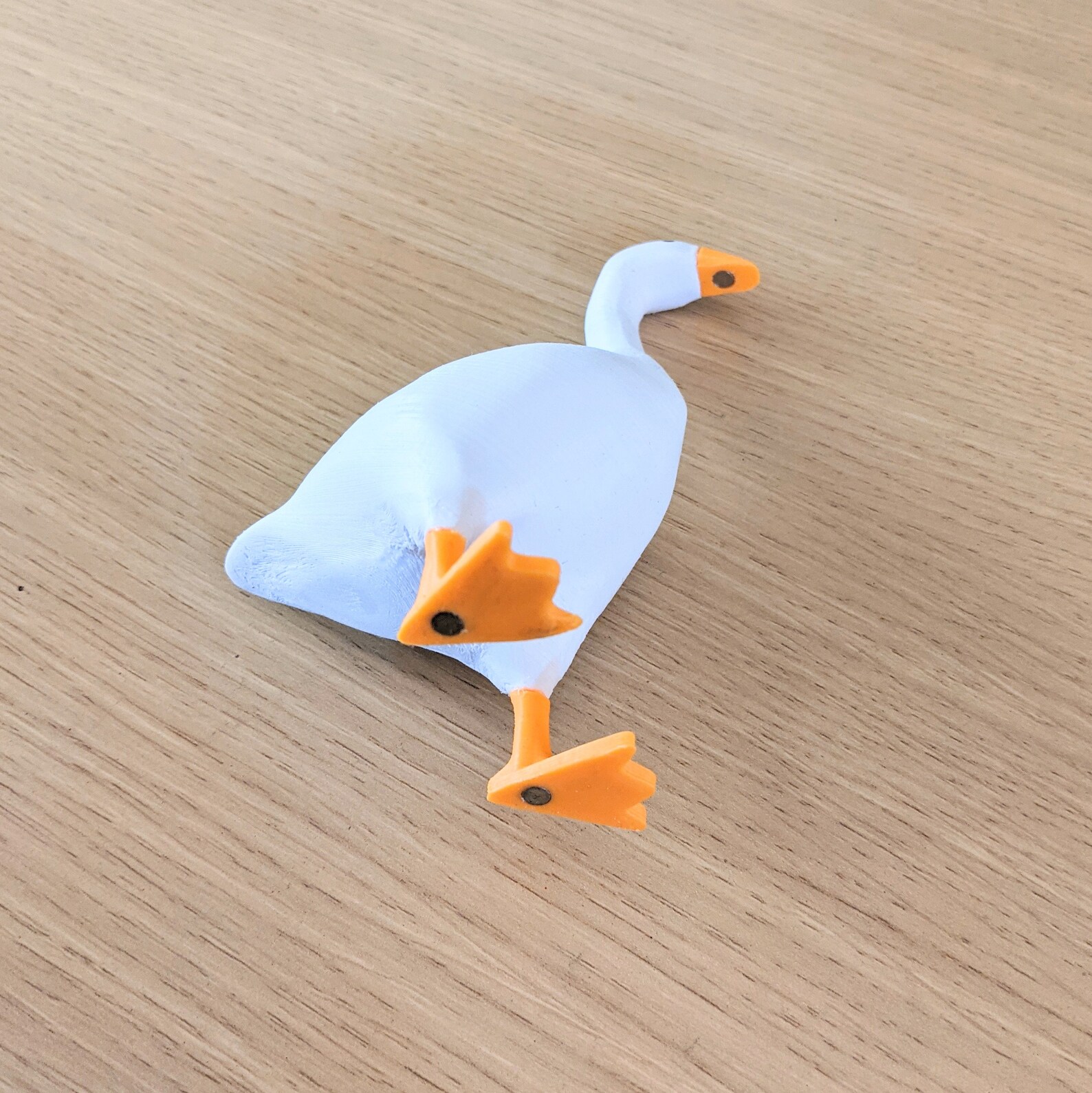 Untitled goose game 3D printed goose with base and magnets | Etsy