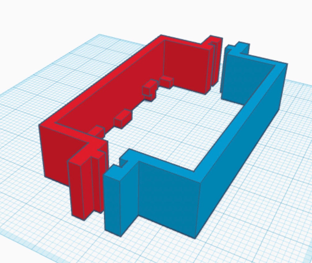 STL Rectangle Mold Box for Dice Making - Fits 7-8 Piece Set (STL ONLY ...