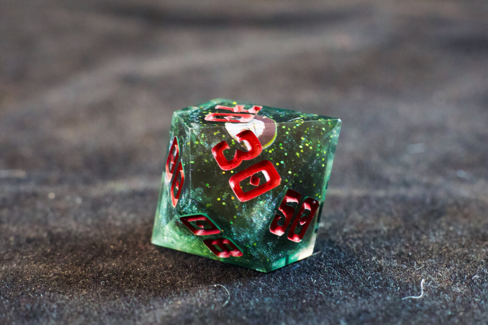 Demon Slayer Handmade DND Dice Set Resin D&D Dice Sharp Edged Dice - Etsy