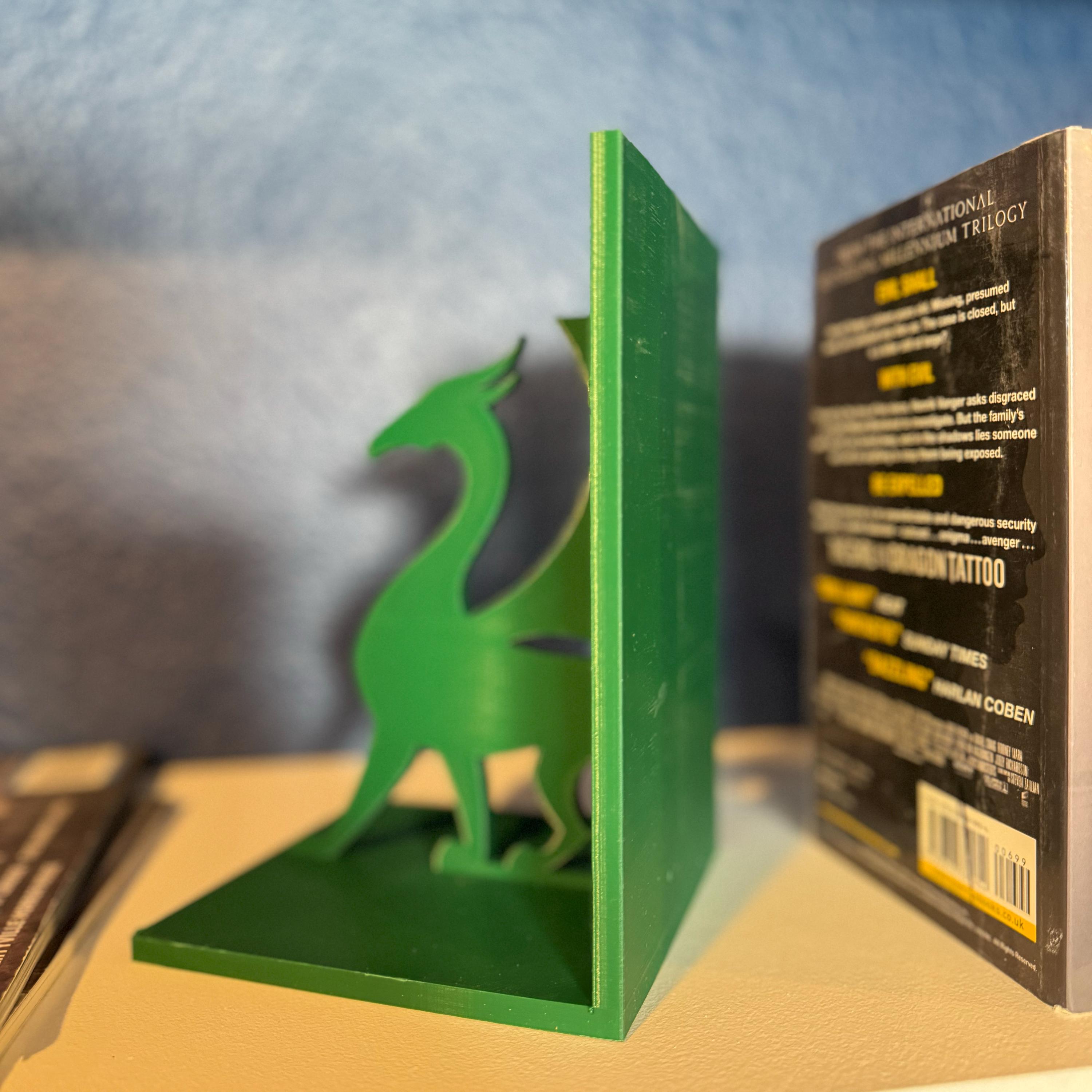 Dragon Bookend Pair | 3D Printed Bookend | DND Bookends | Dice Bookends ...