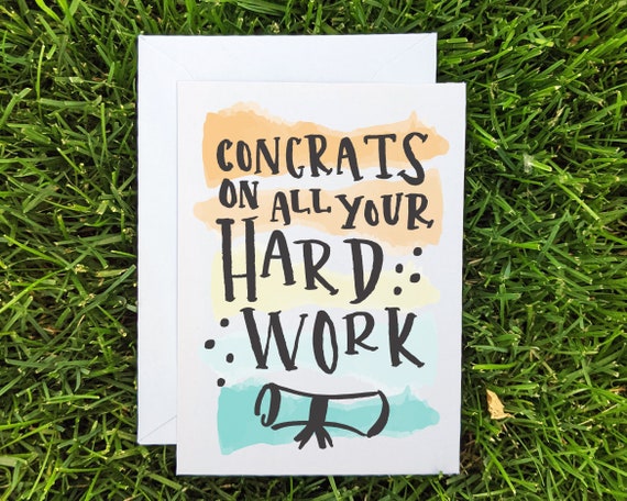 Congrats On All Your Hard Work Congratulations Graduation Card Etsy congrats-on-all-your-hard-work-congratulations-graduation-card-etsy