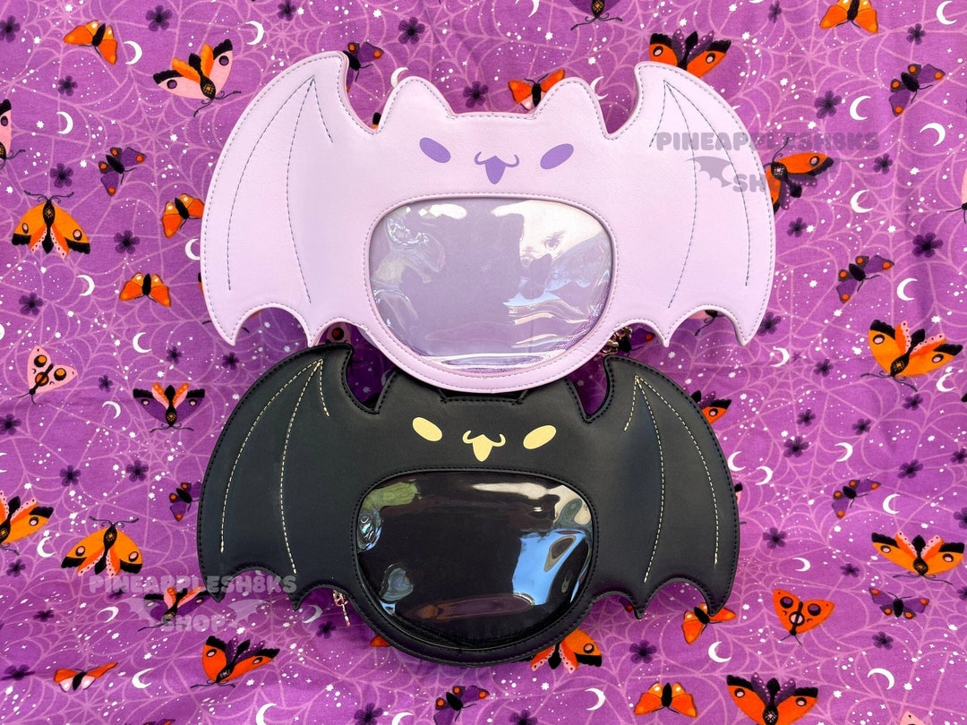 Bat Ita Bag - Pin Bag, Pin Collecting, Spooky Cute Bag - Etsy