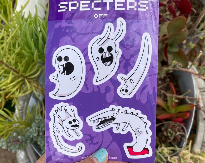 OFF- 4x6 Inch Mini Specters Sticker Sheet - Etsy
