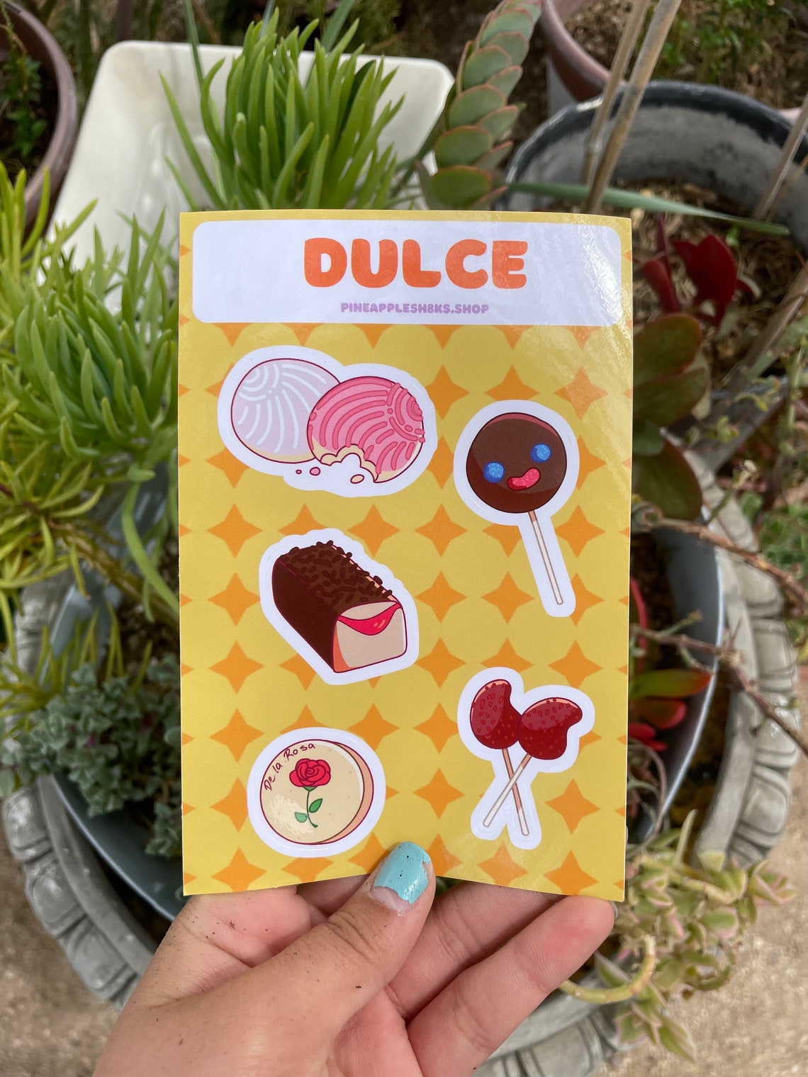 Dulces Mexican Candy 4x6 Sticker Sheet - Giftideas, Kawaii Stickers ...