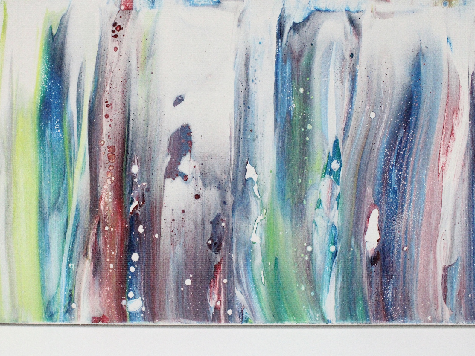 Rainbow Colors Abstract Painting Original Artwork Acrylic - Etsy