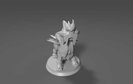 Entei Inspired Figurine 35mm | Etsy