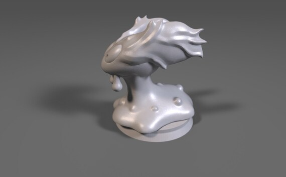 Role Playing Miniatures Toys Slugma Inspired Figurine 25mm Miniature ...