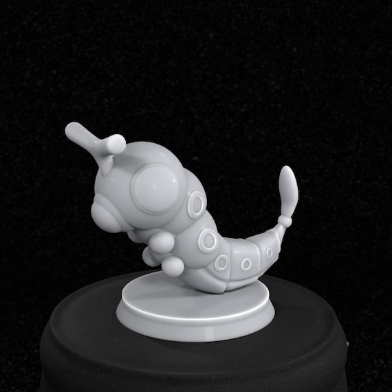 Caterpie Inspired Figurine 25mm - Etsy
