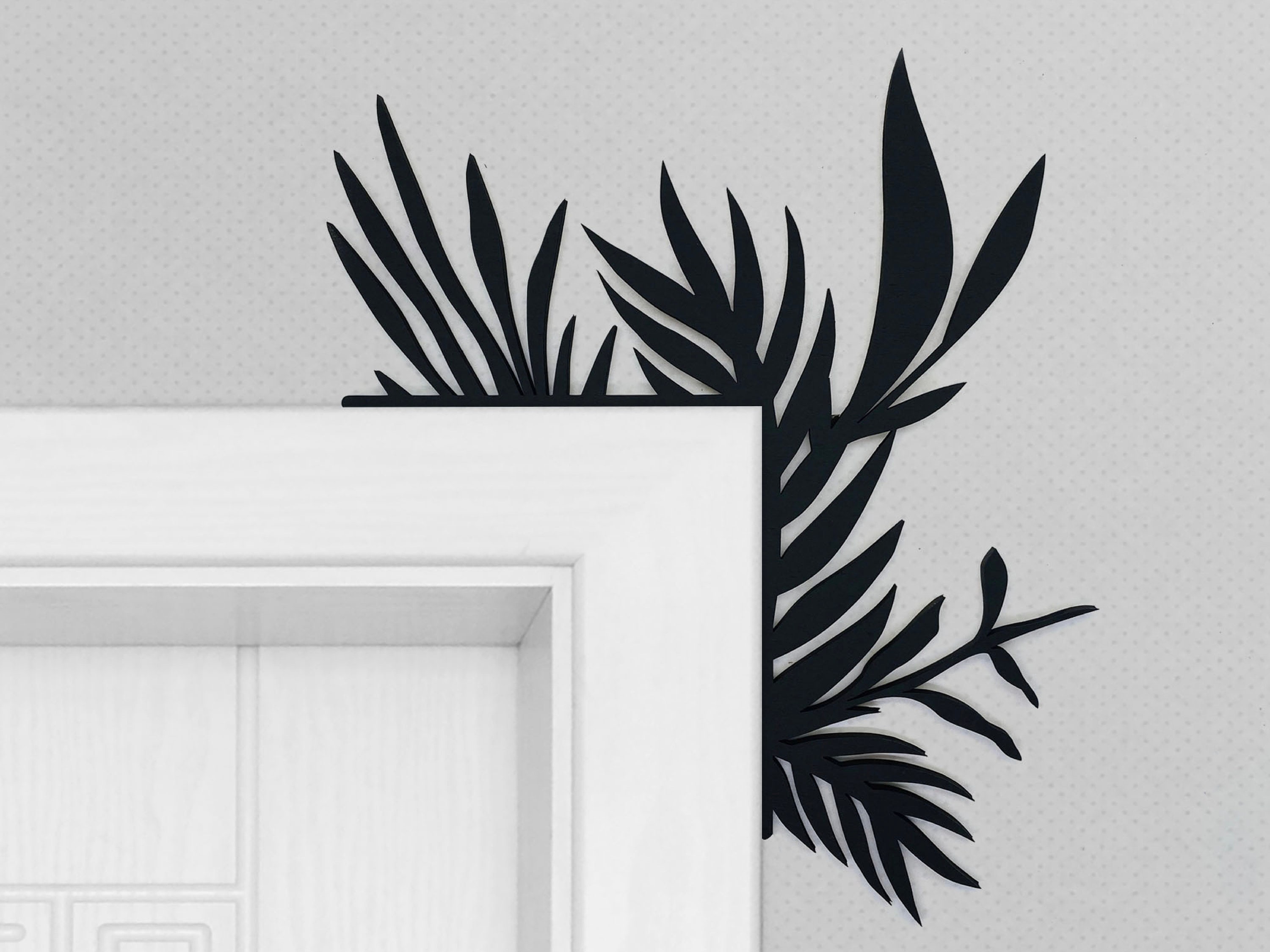 Floral Window and Door Corner Accent / Trim Decoration (set of 2 ...