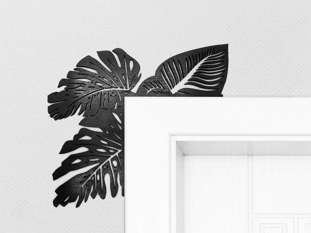 Floral Window and Door Corner Accent / Trim Decoration (set of 2 ...