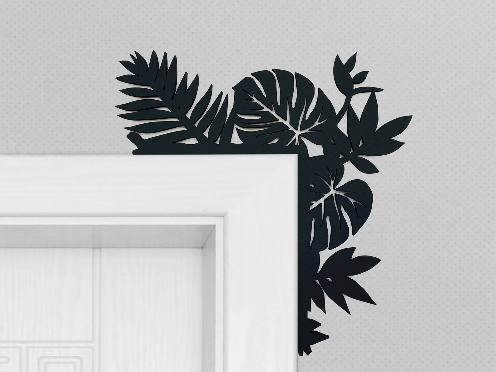 Floral Window and Door Corner Accent / Trim Decoration (set of 2 ...
