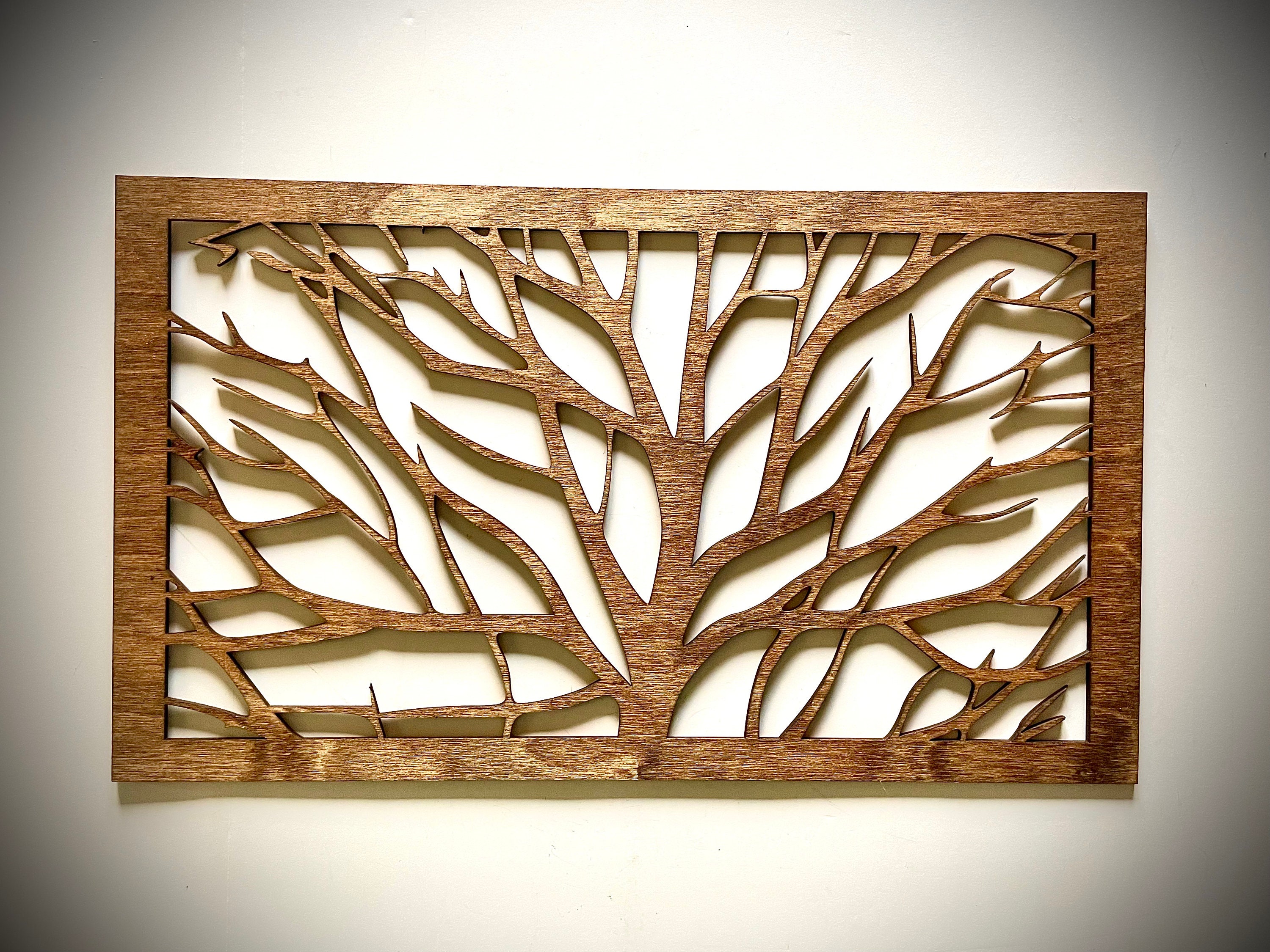 Tree Wall Art 3 Horizontal Orientation Intricate Panels in - Etsy