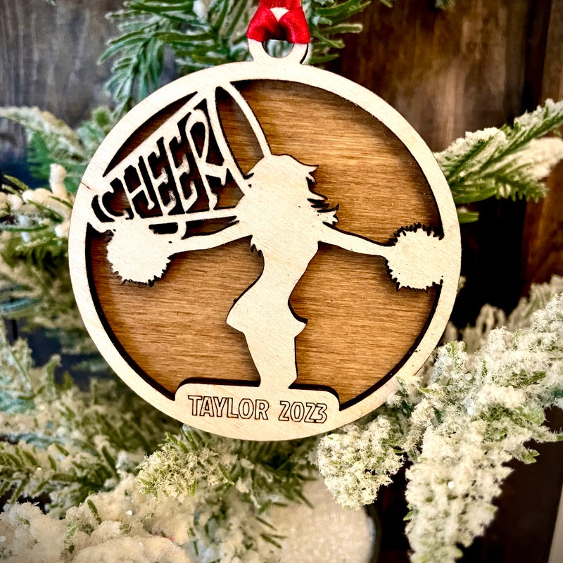 Cheerleading Ornament - Etsy