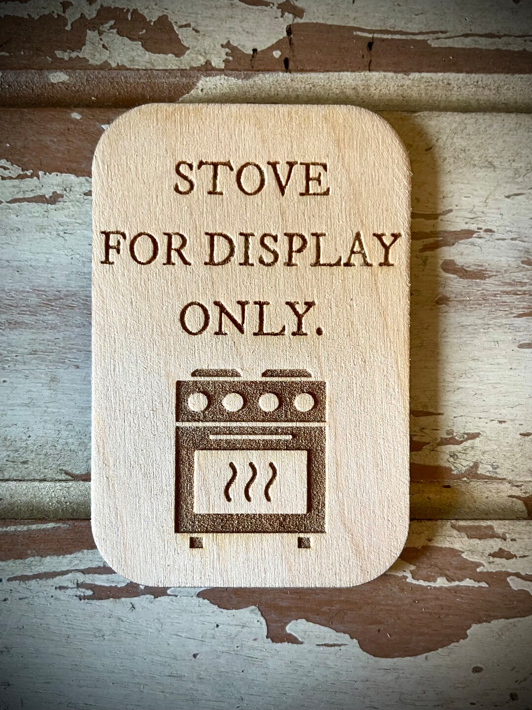Funny Kitchen / Fridge Magnet - Stove for Display Only - Etsy