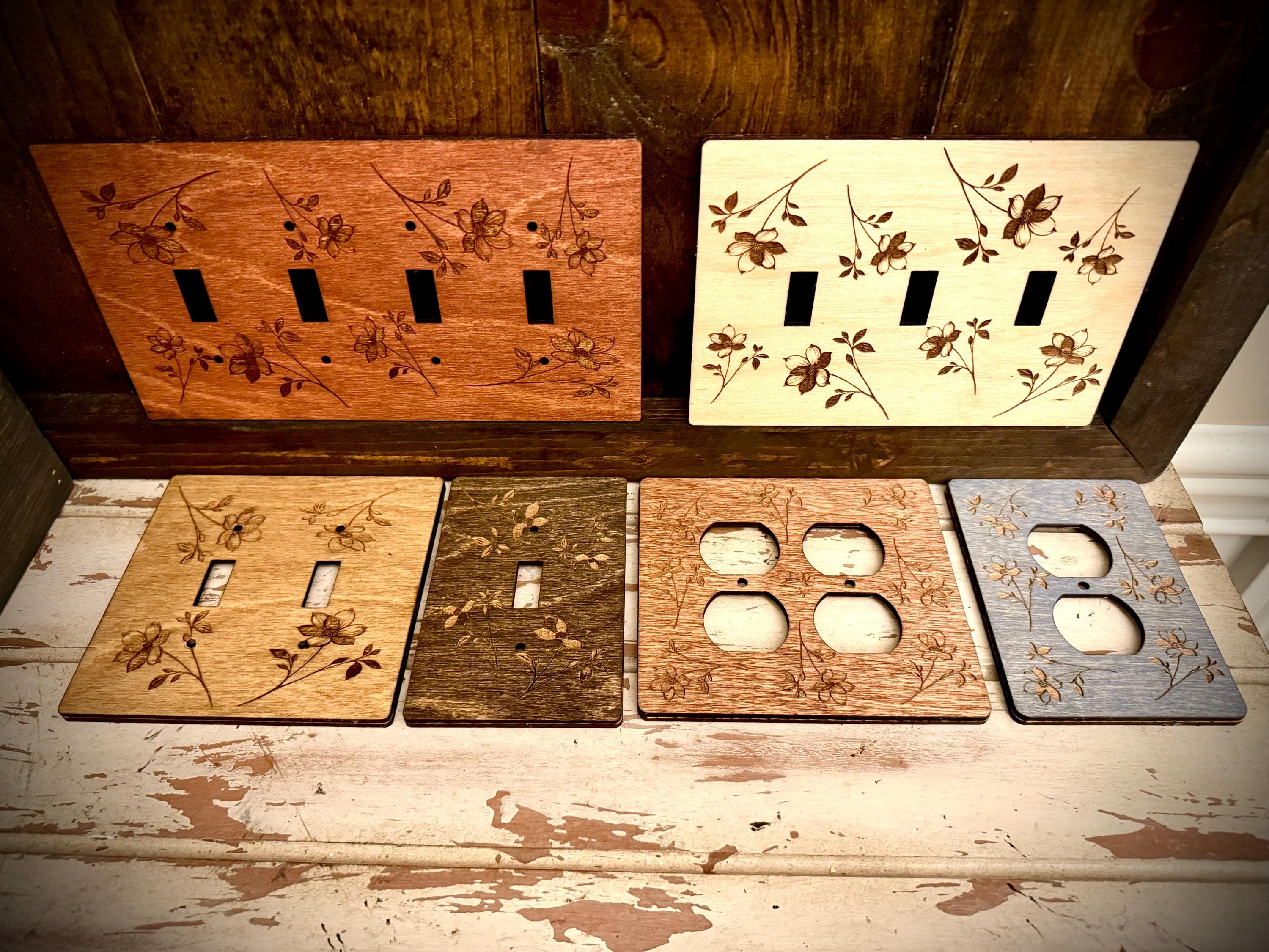 Dogwood Floral Light Switch, Outlet, and Decora Covers in Multiple ...