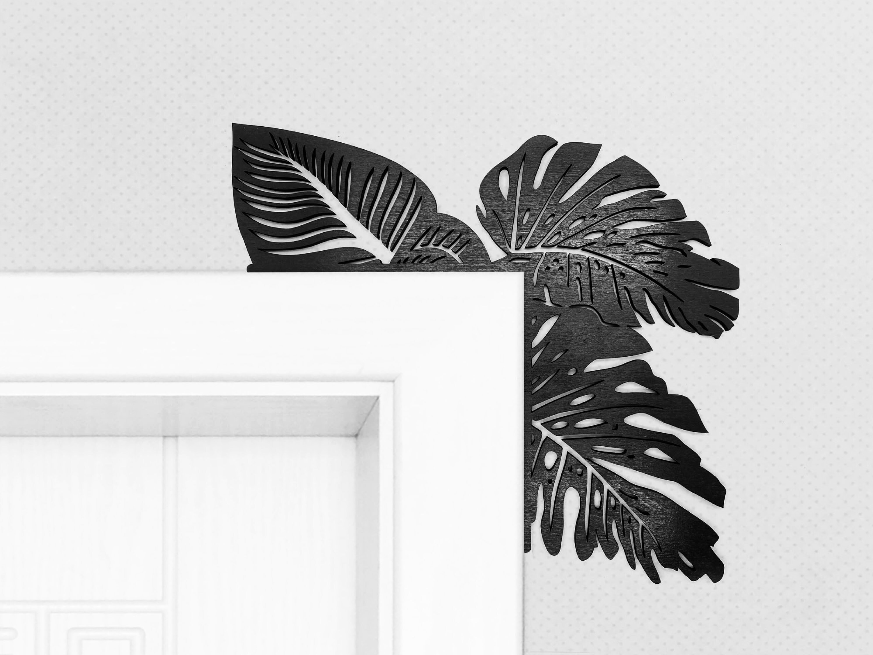 Floral Window and Door Corner Accent / Trim Decoration (set of 2 ...
