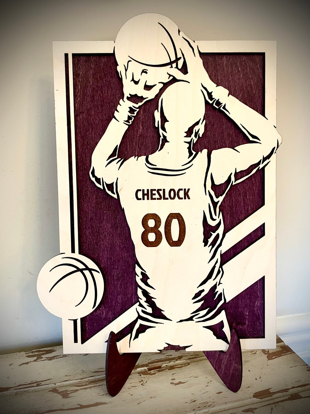 Personalized Custom Basketball Sign / Plaque With Player Name and ...