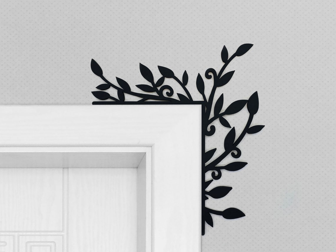 Floral Window and Door Corner Accent / Trim Corner Decoration (set of 2 ...