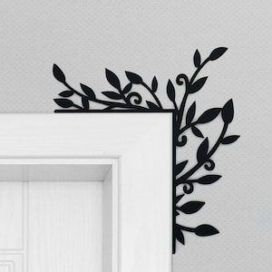Floral Window and Door Corner Accent / Trim Decoration (set of 2 ...
