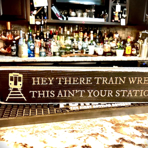 Train Station Sign - Etsy