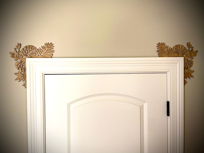 Floral Window and Door Corner Accent / Trim Decoration (set of 2 ...