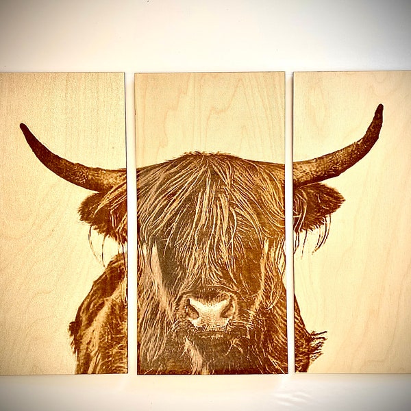 Highland Cow Engrave - Etsy