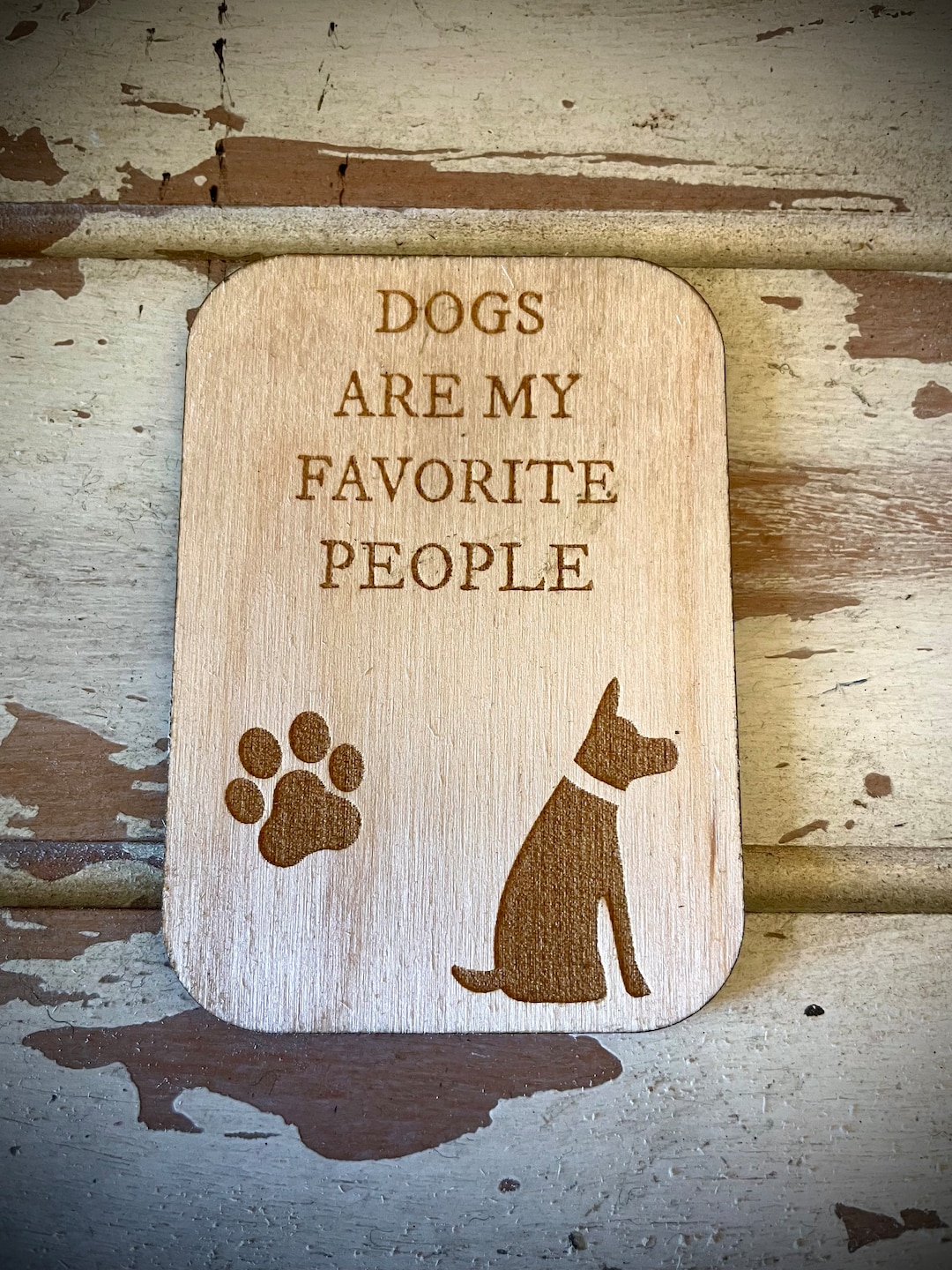 Funny Dog Magnet - Dogs Are My Favorite People. - Etsy