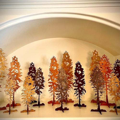 Maple Leaf Wooden Tabletop Decor Available in 3 Sizes and 12 - Etsy