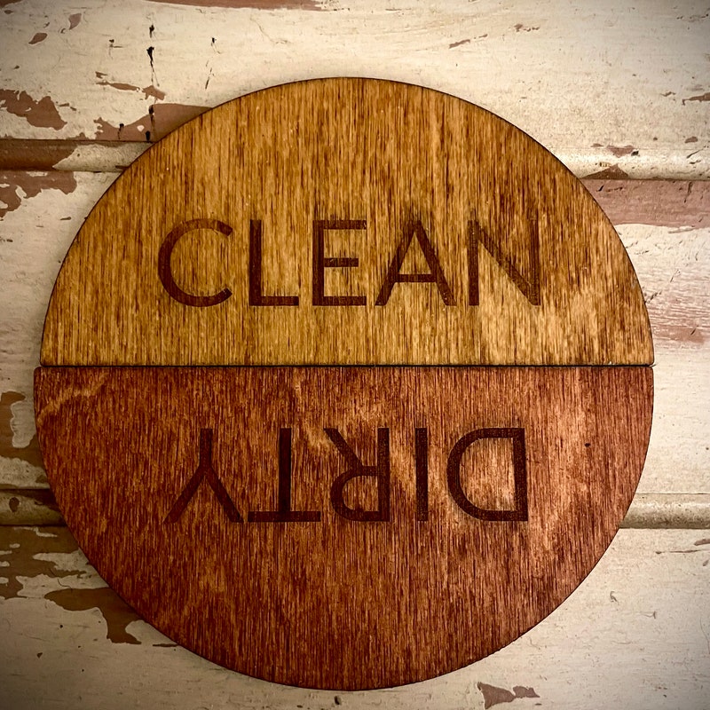 Wash Dishes Sign - Etsy