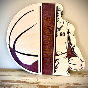 Personalized Custom Basketball Sign / Plaque With Player Name and ...