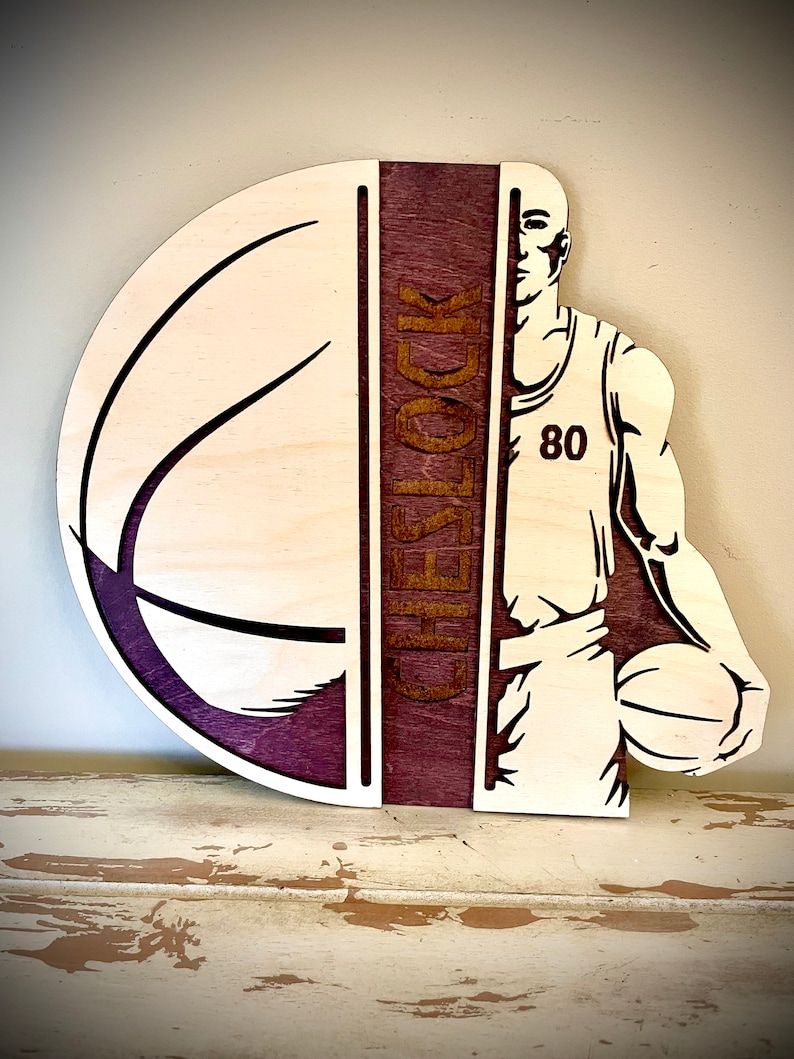 Personalized Custom Basketball Sign / Plaque With Player Name and ...
