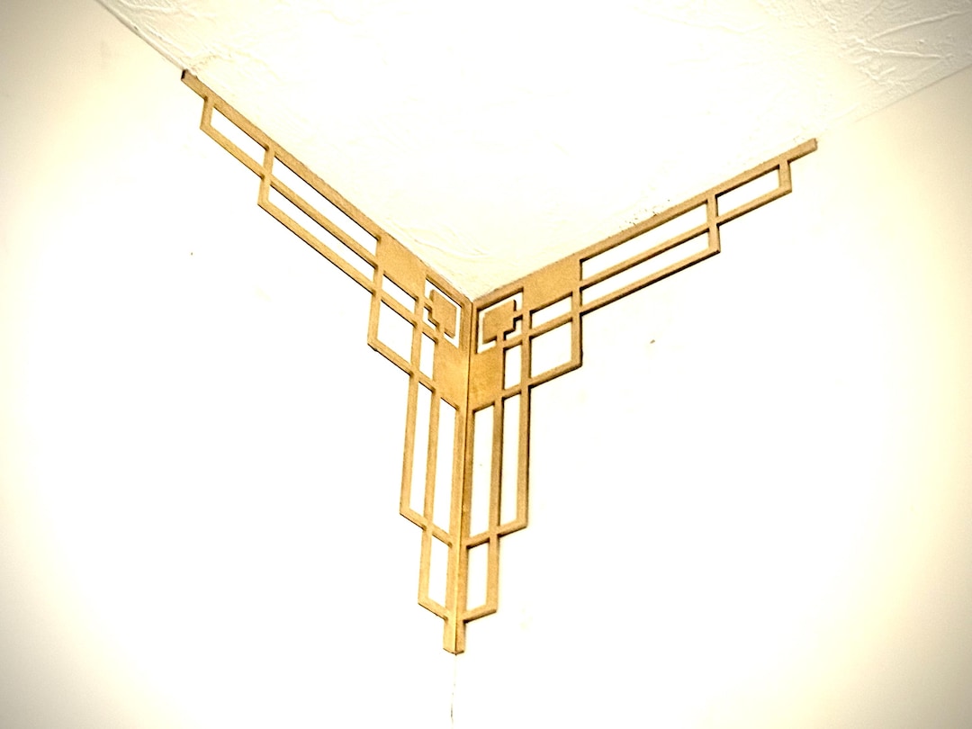 Orbit-frank Lloyd Wright-inspired Inside Corner Accent / Trim Corner ...