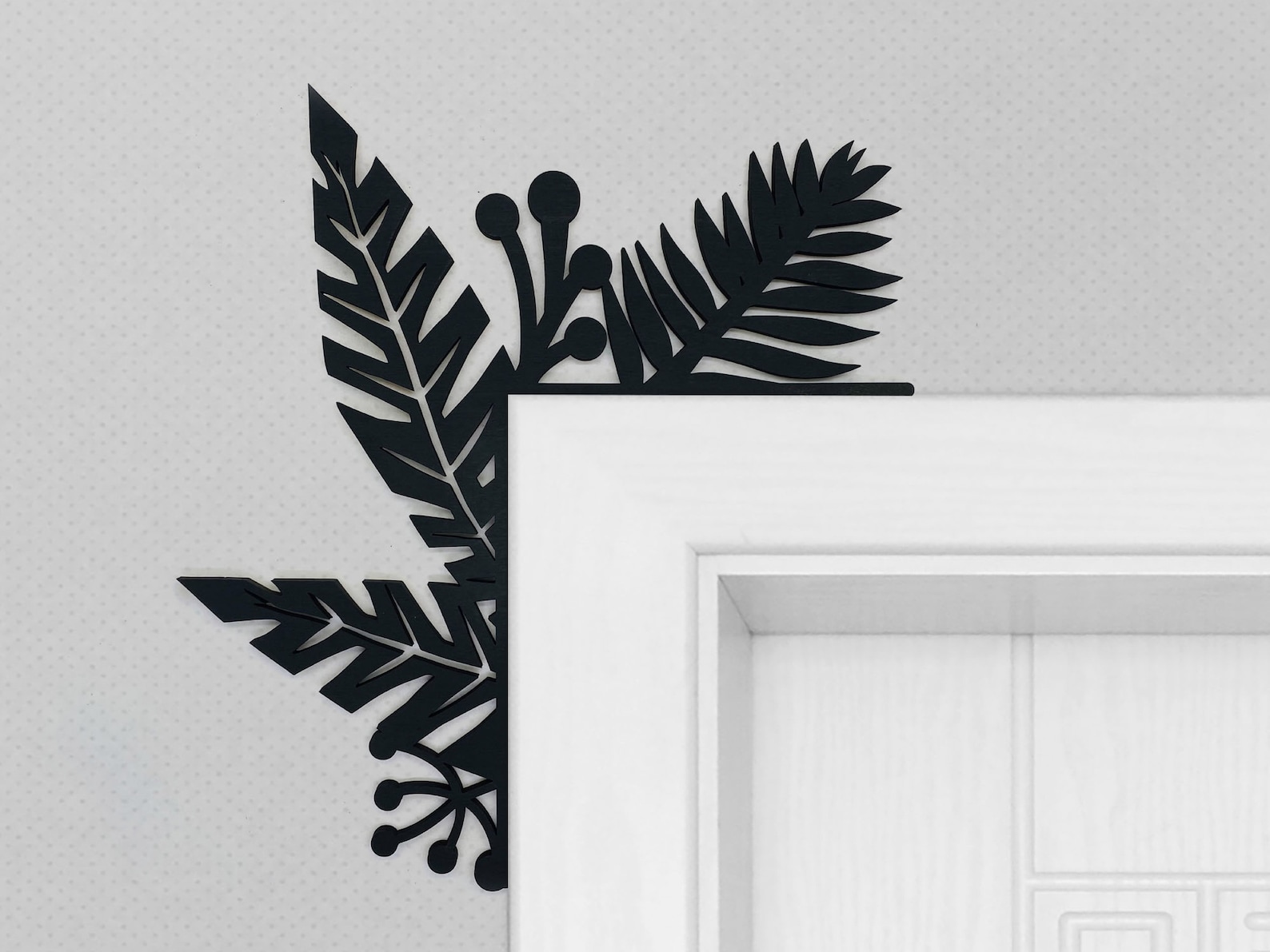 Floral Window or Door Corner Accent | Trim Decoration (set of 2 ...