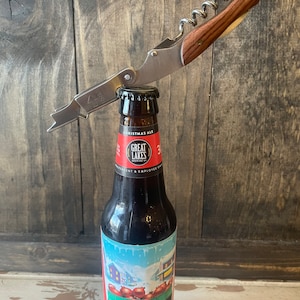 Custom Engraved Wood Wine Key, Wine Opener, Corkscrew, Personalized ...