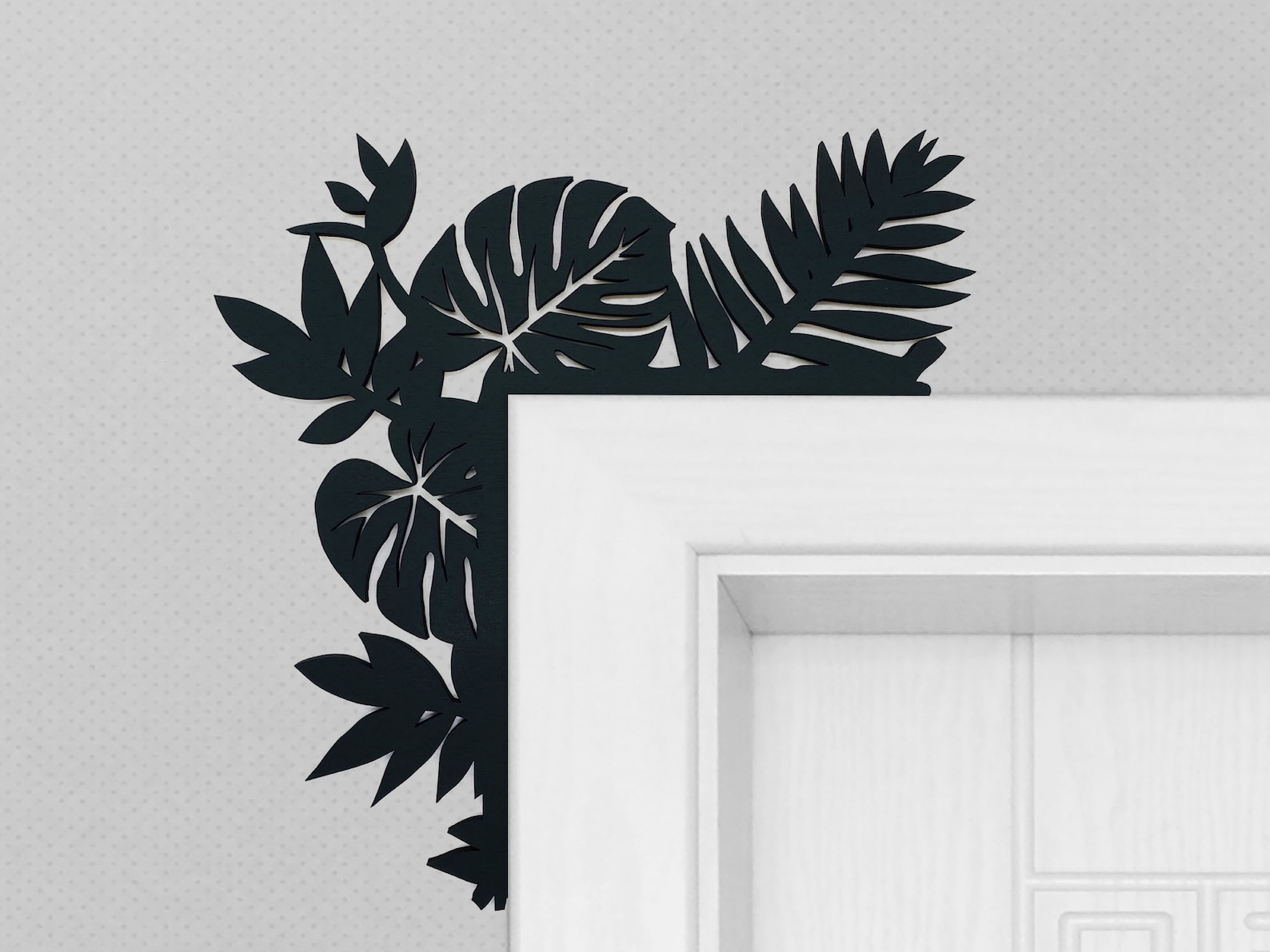 Floral Window and Door Corner Accent / Trim Decoration (set of 2 ...