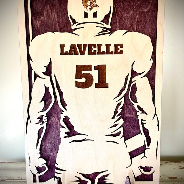 Football Plaque - Etsy