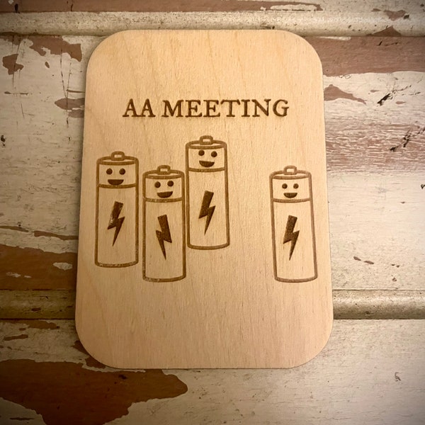 Aa Meeting Signs - Etsy