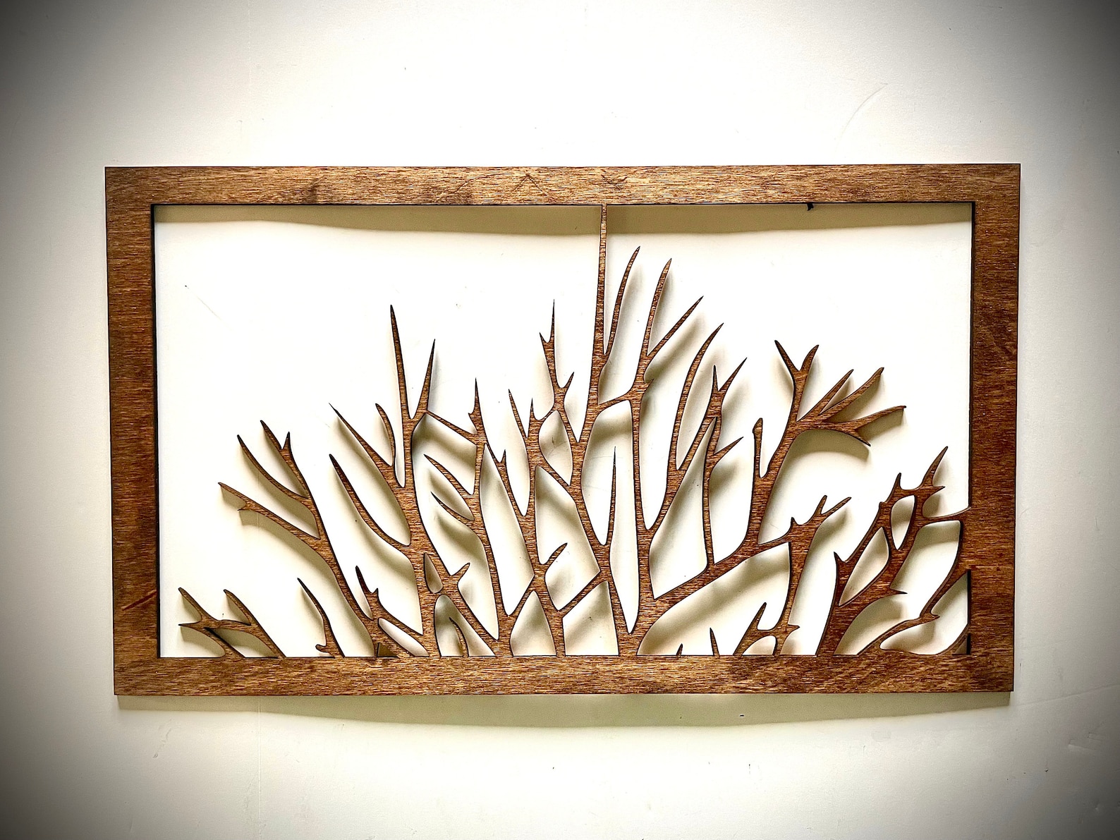 Tree Wall Art, 3 Horizontal Orientation Intricate Panels in Multiple ...