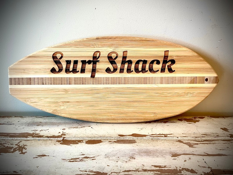 Mini Surfboard Charcuterie Board, Cutting Board, Serving Board With ...