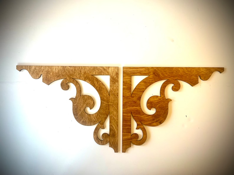 Decorative Corner Accent for Walls, Windows or Doors. Set of 2. Elegant ...