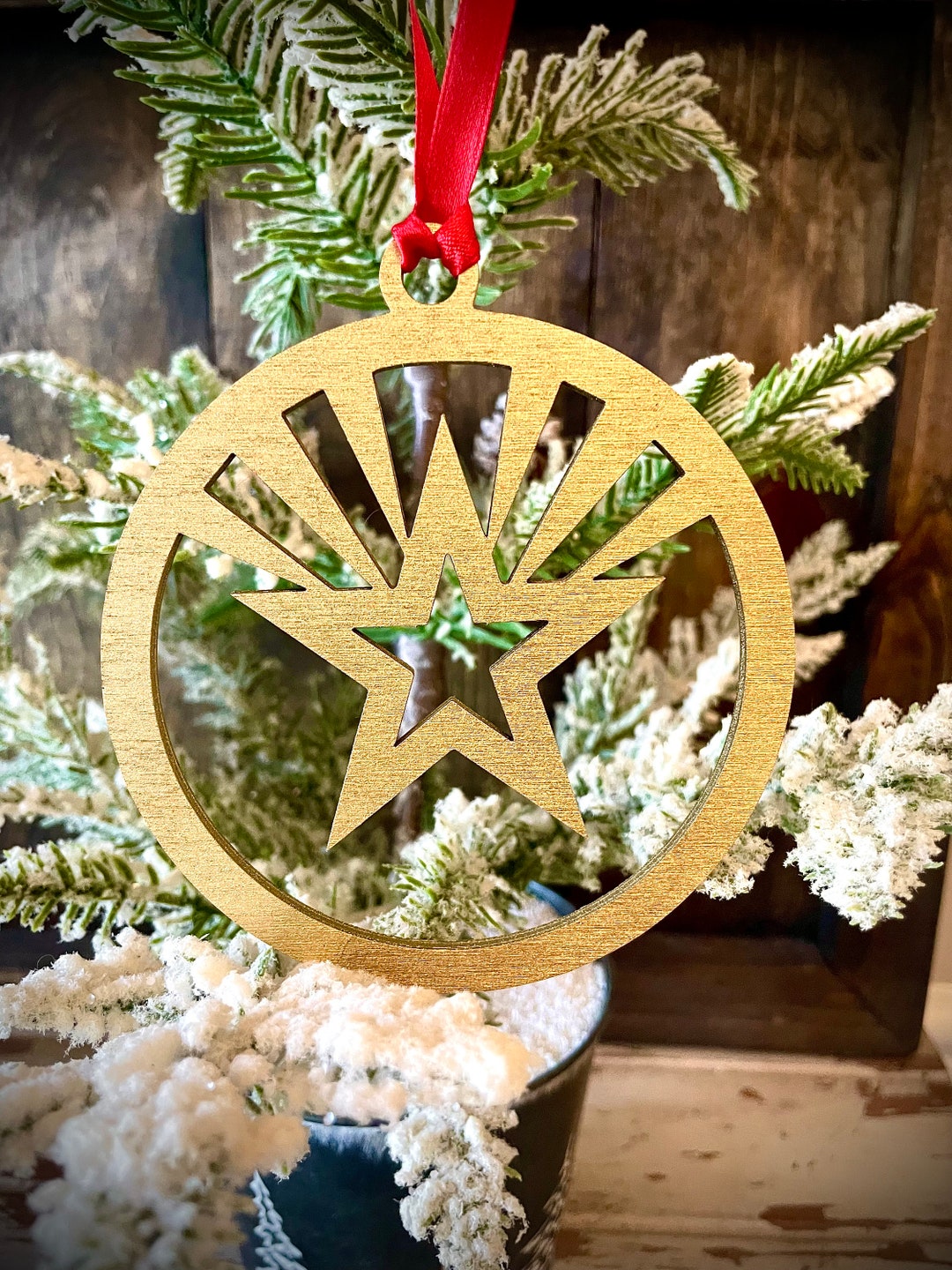 Symbols of Christmas Art Deco Star Ornament 1 of 12 in the Series in ...